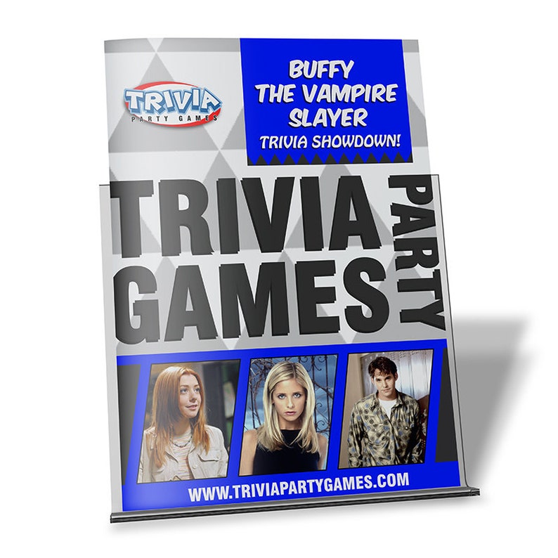 Buffy the Vampire Slayer Trivia Party Game - Etsy