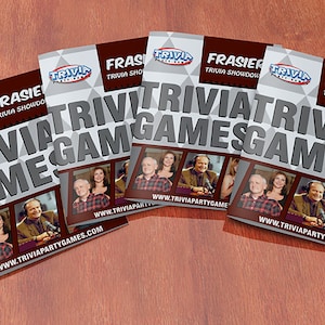 Frasier Trivia Party Game - Etsy