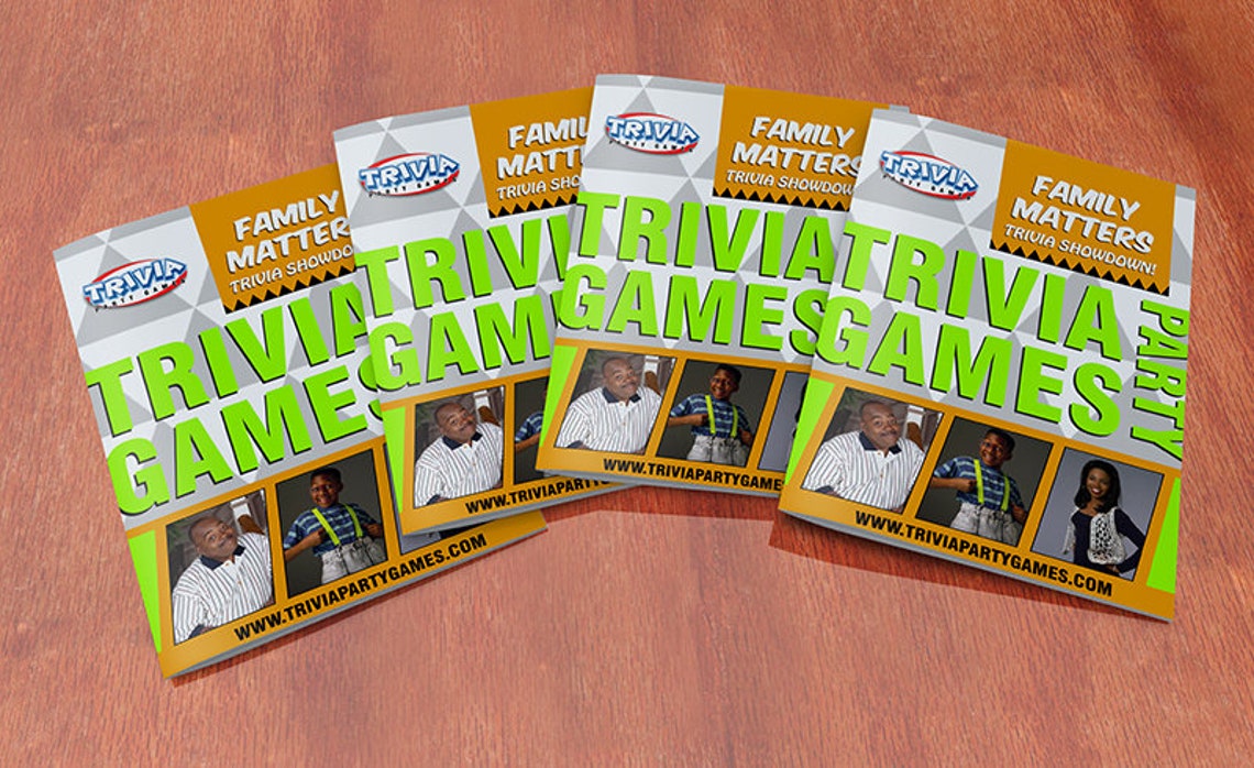 Family Matters Trivia Party Game - Etsy