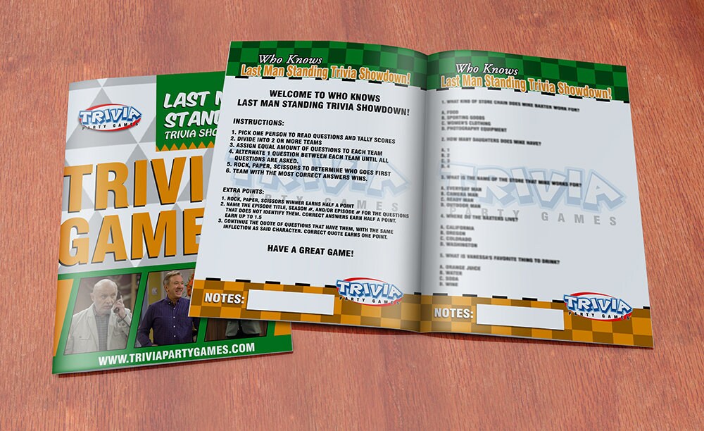 Last Man Standing Trivia Party Game - Etsy