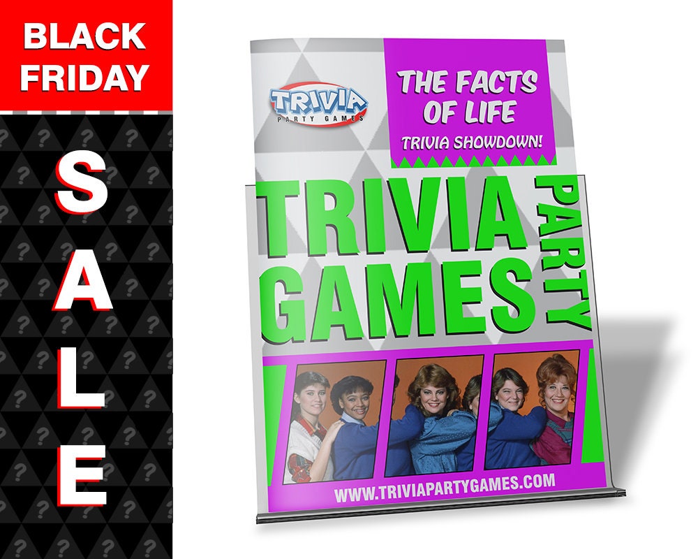 The Facts of Life Trivia Party Game - Etsy