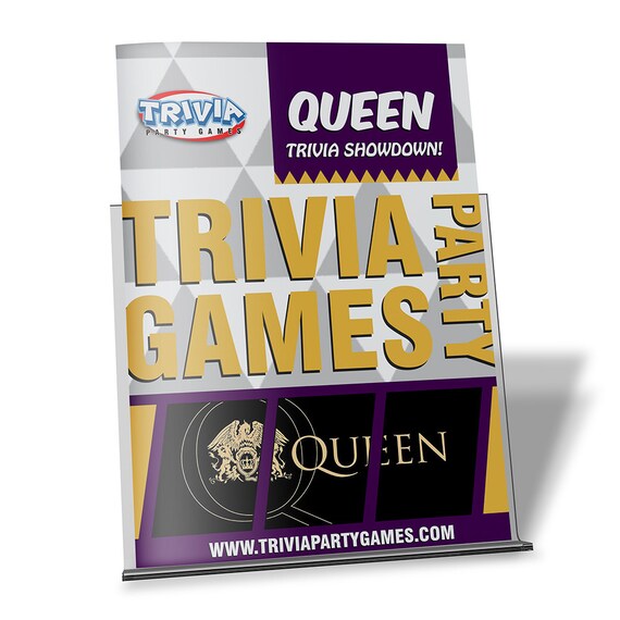 Queen Music Trivia Party Game - Etsy