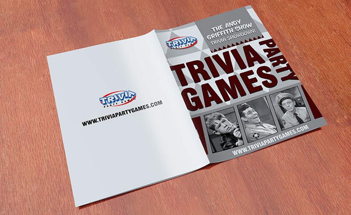 The Andy Griffith Show Trivia Party Game - Etsy