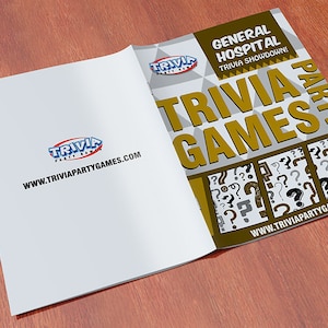 General Hospital Trivia Party Game - Etsy