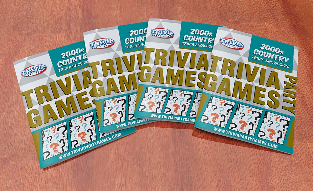 2000s Country Music Trivia Party Game | Etsy