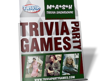 Rare Vintage Mash Trivia Game Complete TV Show 1980s 1984 Board Game ...