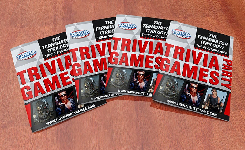 The Terminator Trilogy Trivia Party Game - Etsy