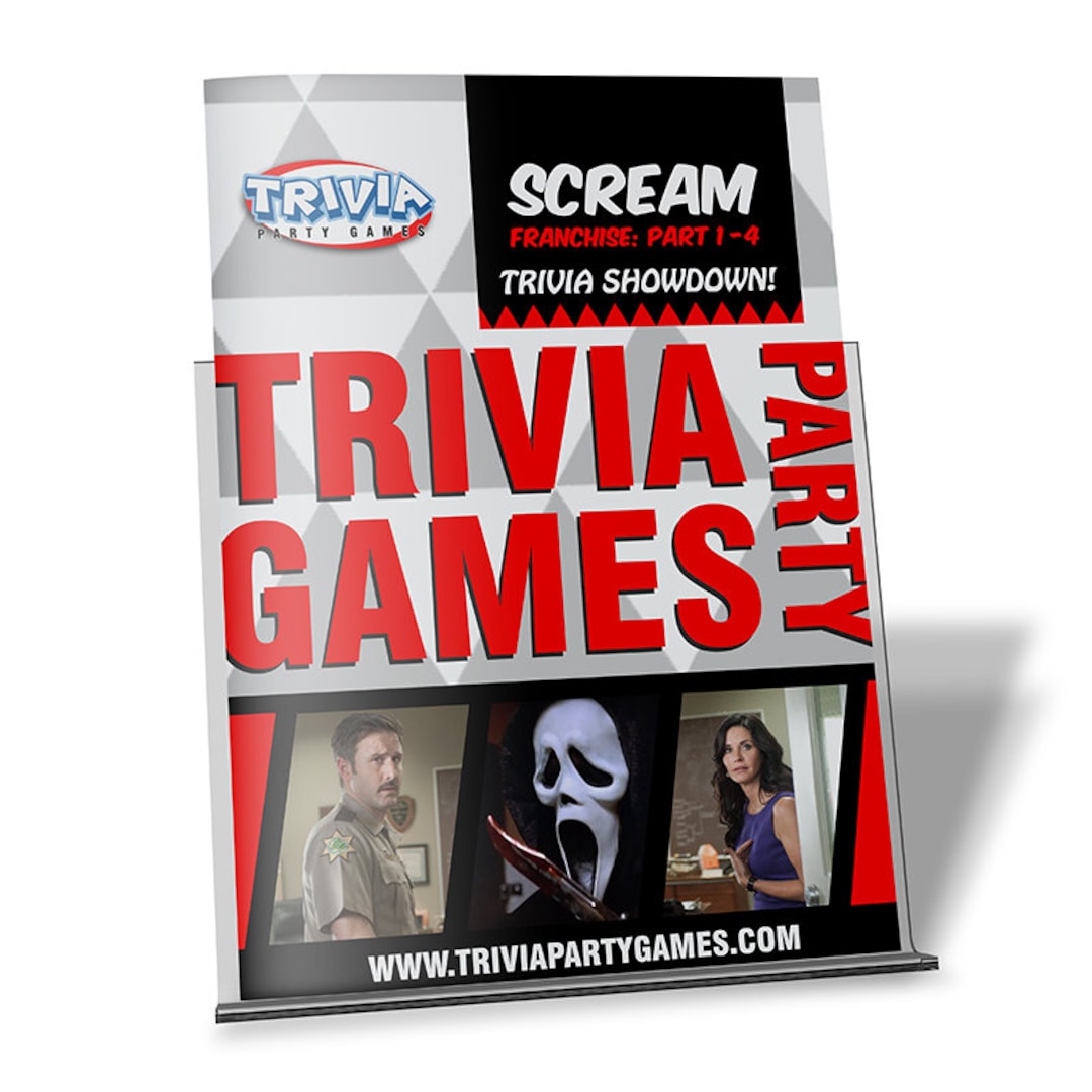Scream Part 1-4 Trivia Party Game - Etsy
