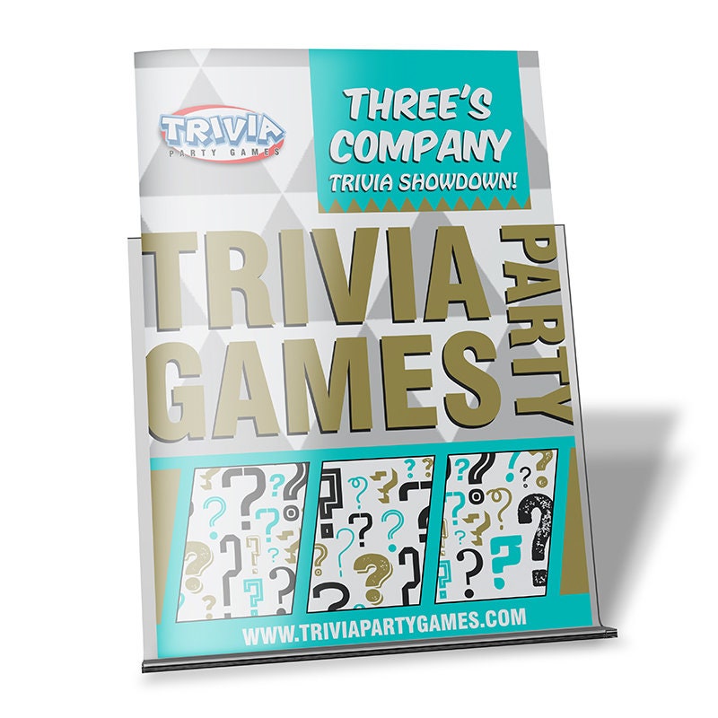 Three's Company Trivia Party Game | Etsy