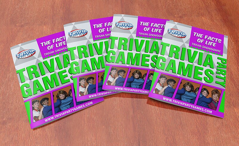 The Facts of Life Trivia Party Game - Etsy