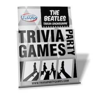 The Beatles Music Trivia Party Game - Etsy