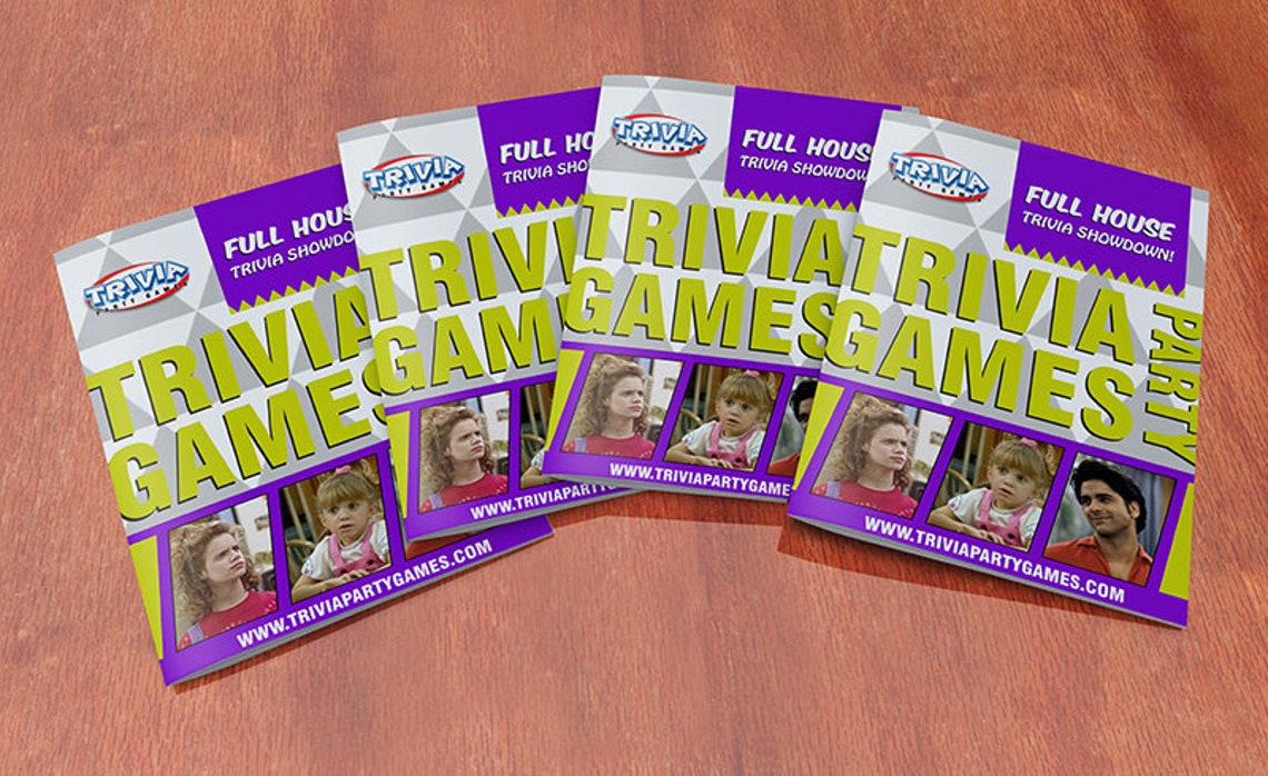 Full House Trivia Party Game - Etsy