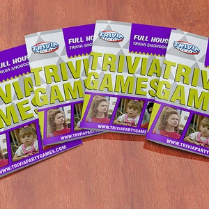 Full House Trivia Party Game - Etsy