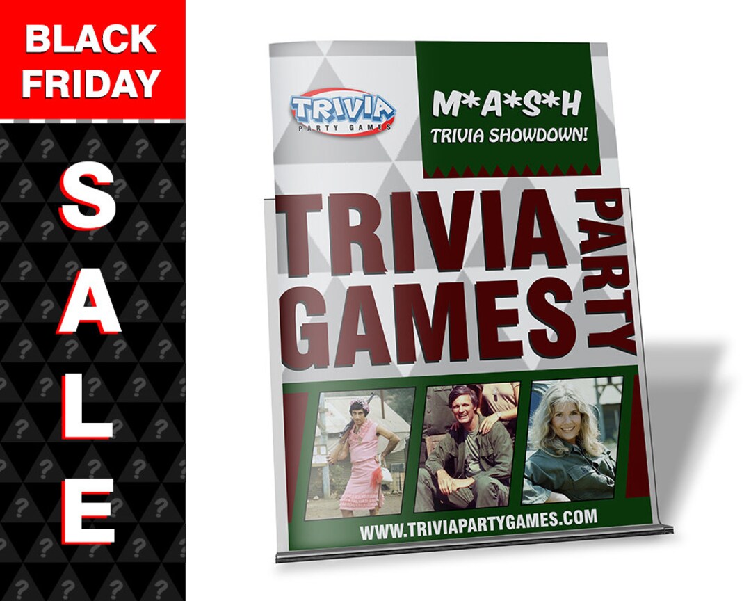 MASH Trivia Party Game Arrives Before Christmas - Etsy