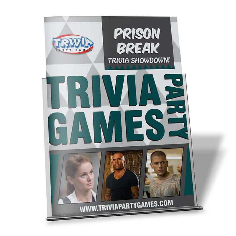 Prison Break Trivia Party Game - Etsy
