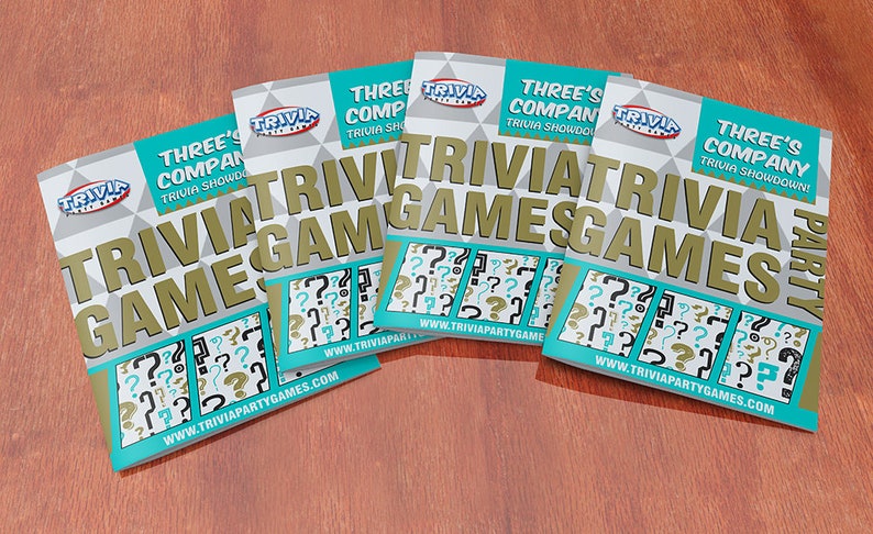 Three's Company Trivia Party Game | Etsy