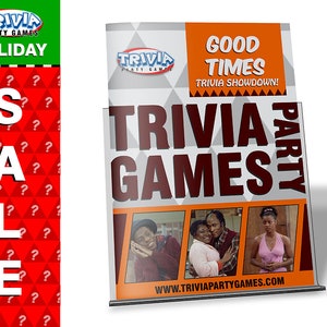 Good Times Trivia Party Game - Etsy