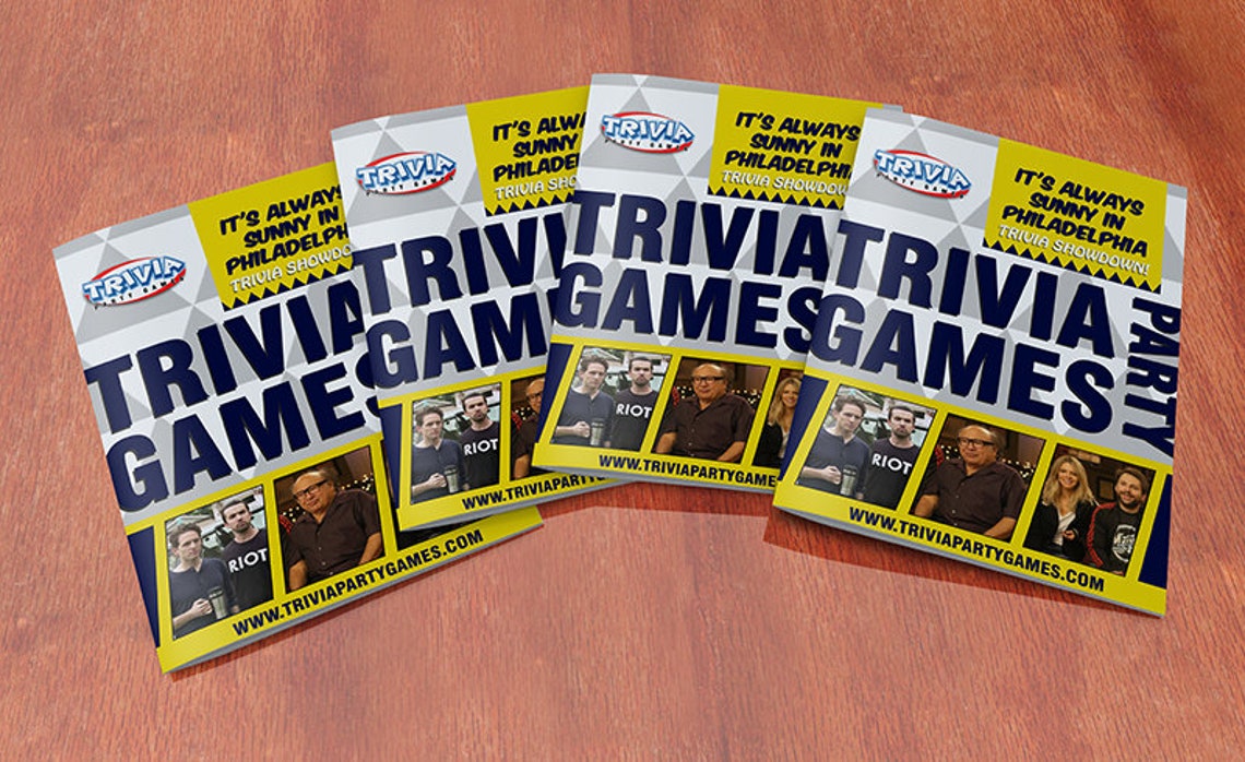 It's Always Sunny in Philadelphia Trivia Party Game - Etsy