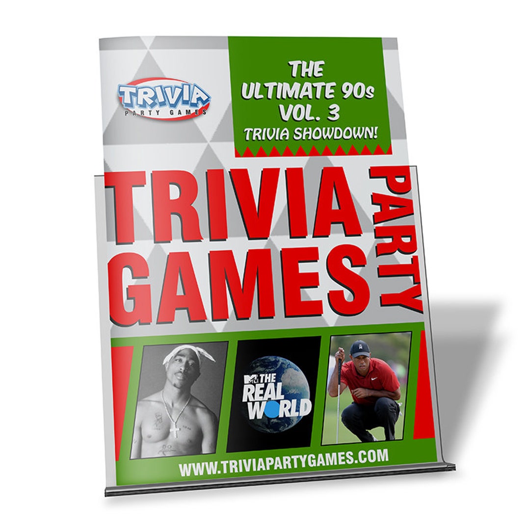 The Ultimate 90s Volume 3 Trivia Party Game - All Time Records Reality ...