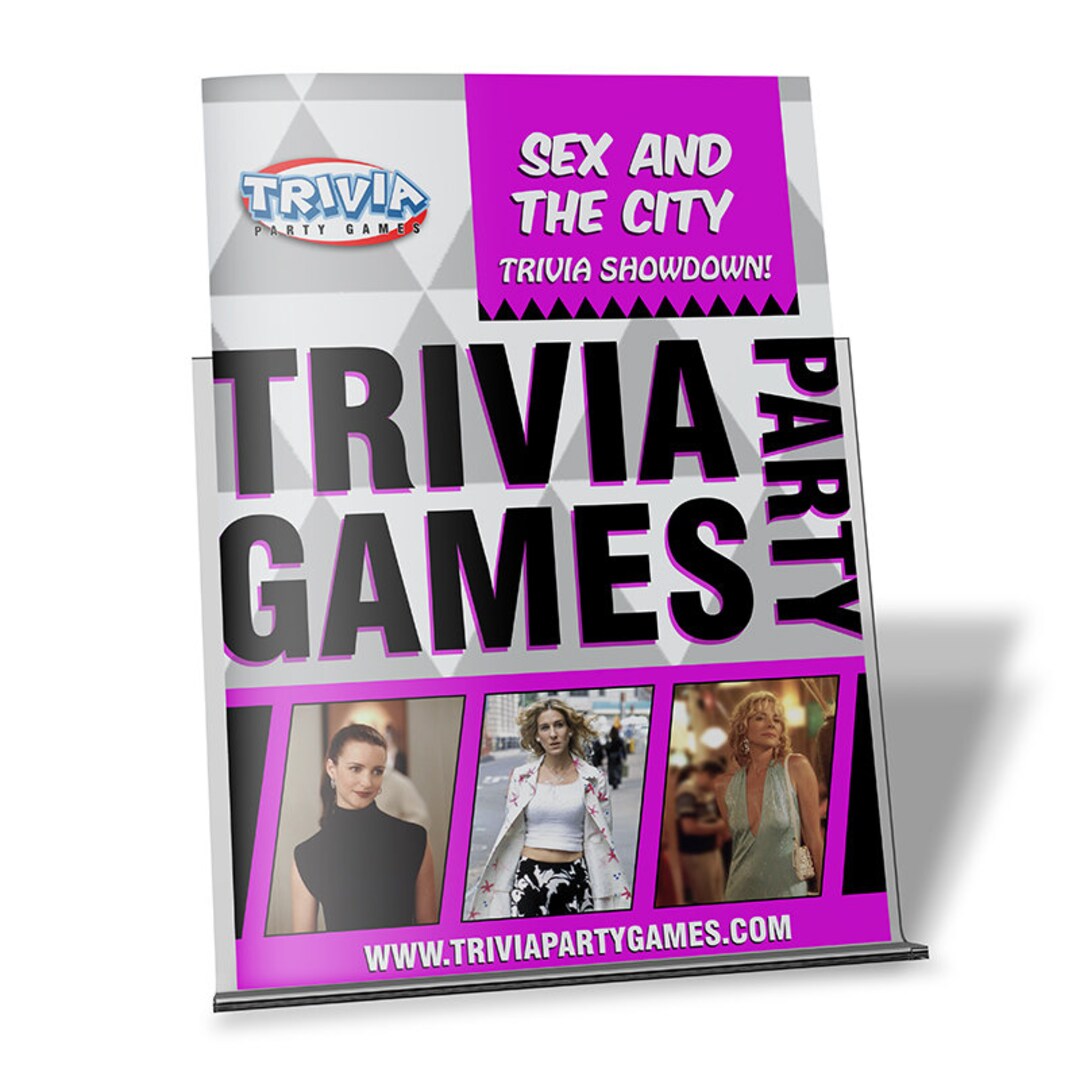 Sex And The City Trivia Party Game Etsy