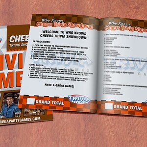 Cheers Trivia Party Game - Etsy