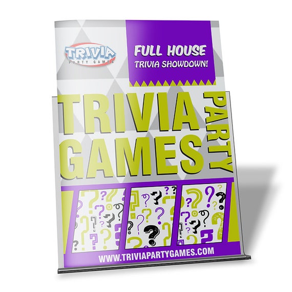 Full House Trivia Party Game | Etsy