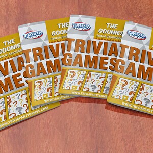 The Goonies Trivia Party Game - Etsy