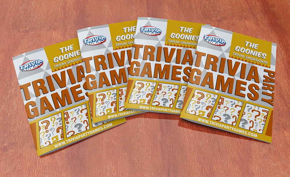 The Goonies Trivia Party Game - Etsy