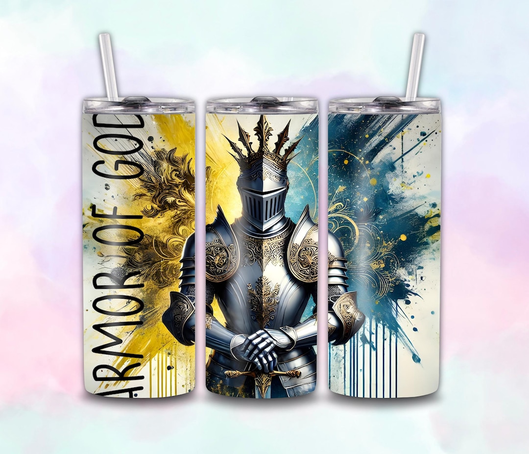 Armor of God Tumbler Wrap, Christian Tumbler PNG, Faith Sublimation ...