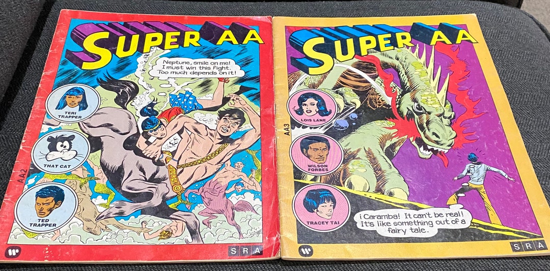 SUPER AA, DC Comic Magazines, Set of 2 - Etsy
