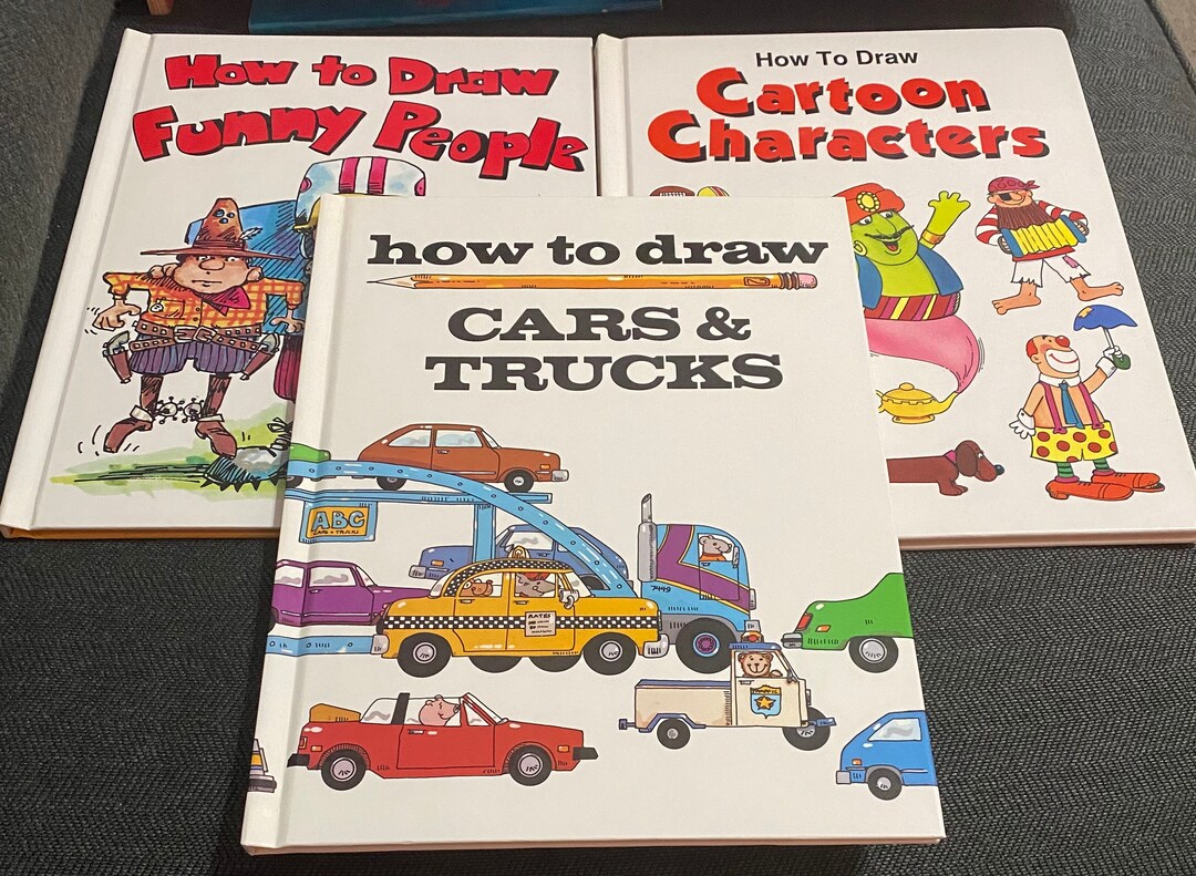 3 How to Draw Book Set - Etsy