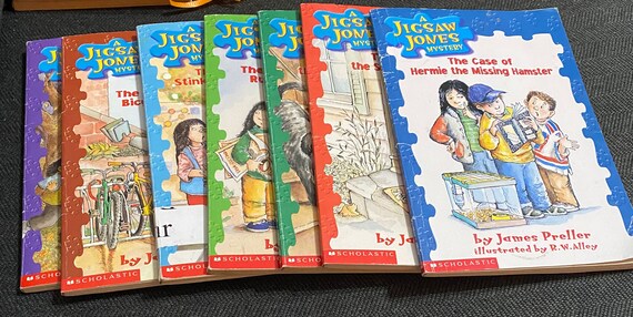 A Jigsaw Jones Mystery set of 7 Books by James Preller | Etsy