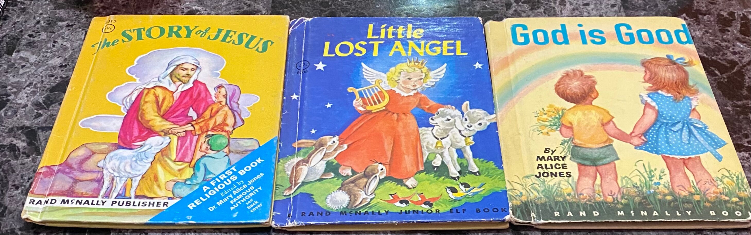 The Story of Jesus, Little Lost Angel, God is Good, Set of 3 Rand ...