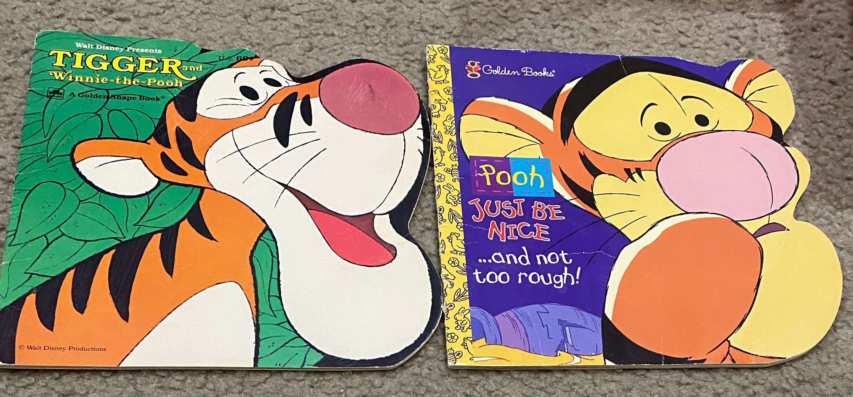 Tigger and Winnie the Pooh & Pooh, Just Be Nice and Not Too Rough Books ...