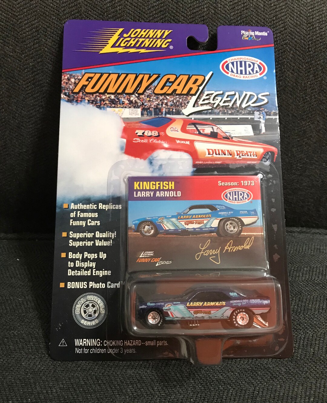 Kingfish, Larry Arnold, Johnny Lightning Funny Car Legends - Etsy