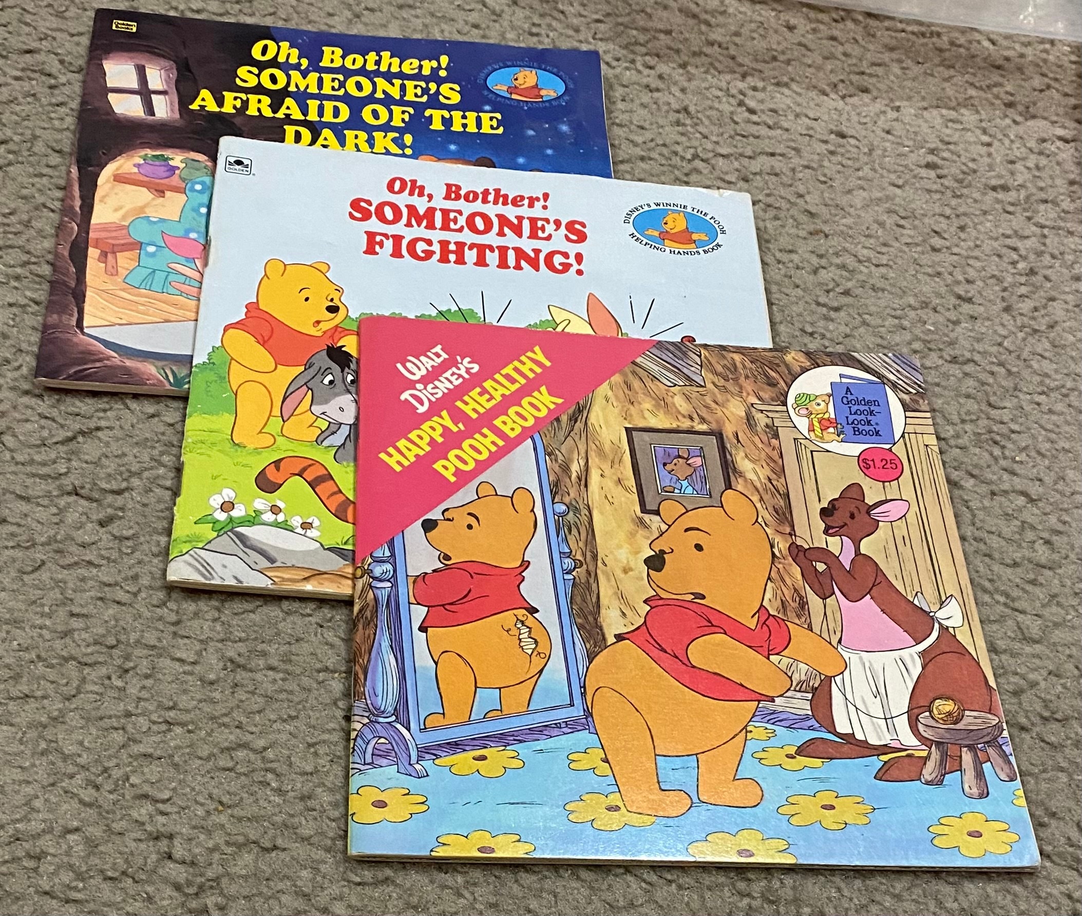 Winnie the Pooh, Happy Healthy Pooh Book, Oh Bother Someones Fighting ...