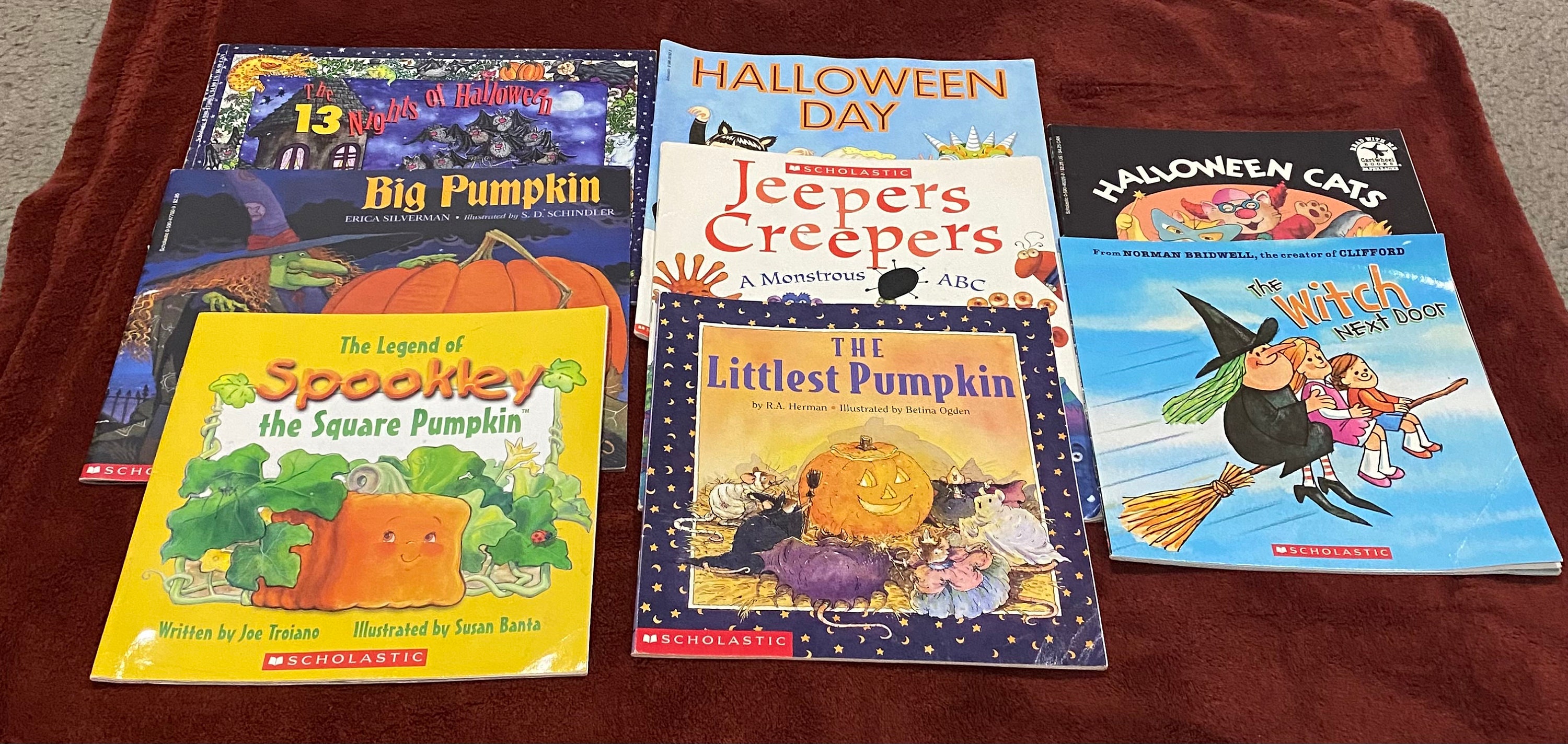 Halloween Story Books, Set of 8 - Etsy