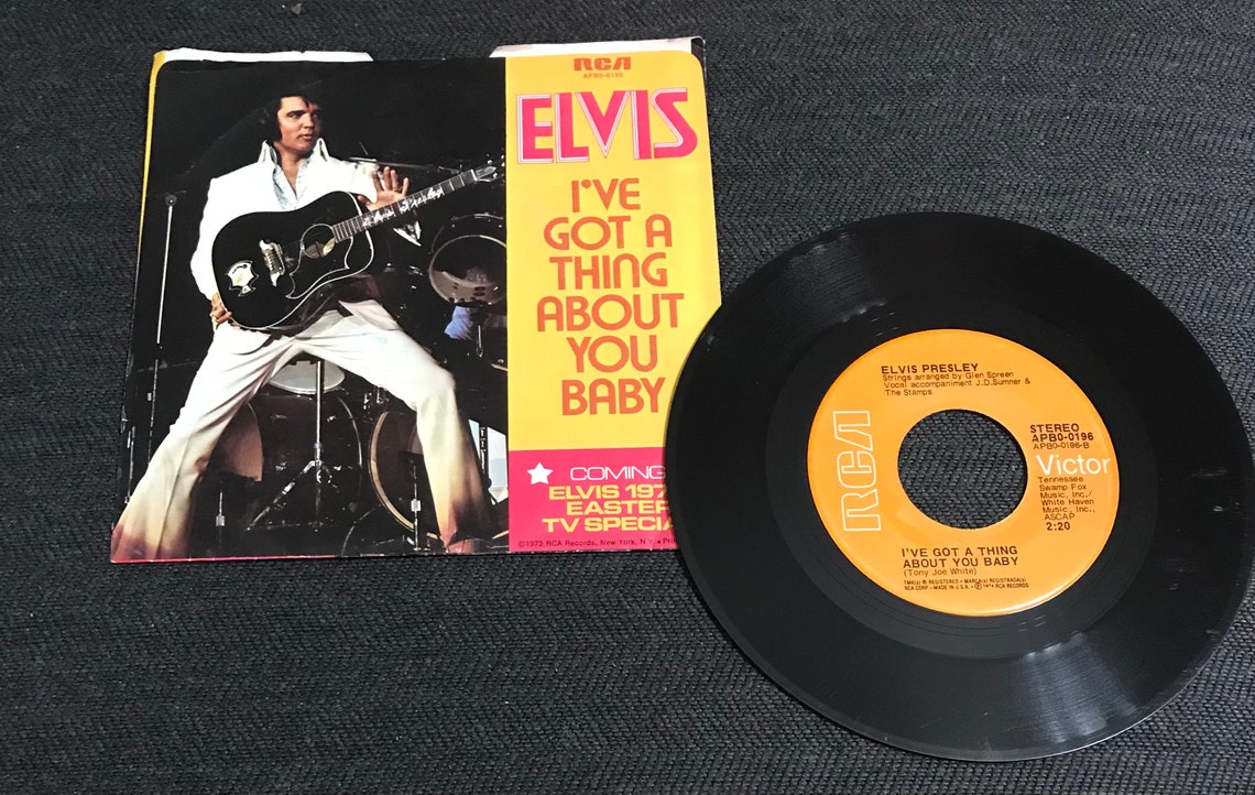 Elvis Presley, 45 Record - Etsy