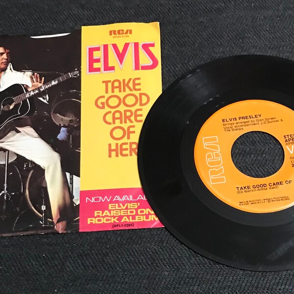 Elvis Presley 45 - Etsy
