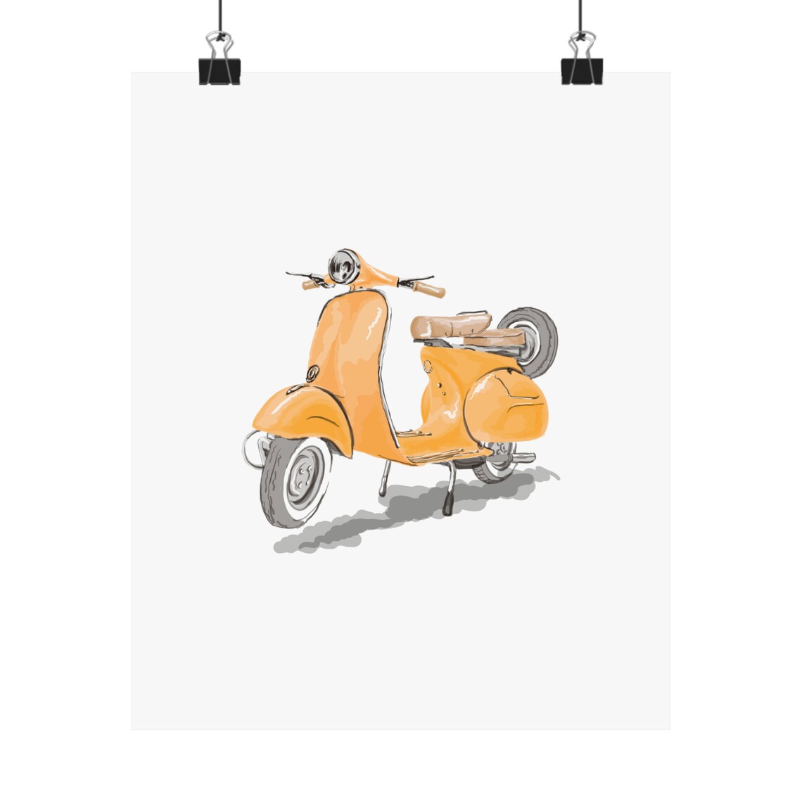 Vespa Poster, Italian Vespa, Vespa Scooter, Gift for Vespa Lover, Gift ...