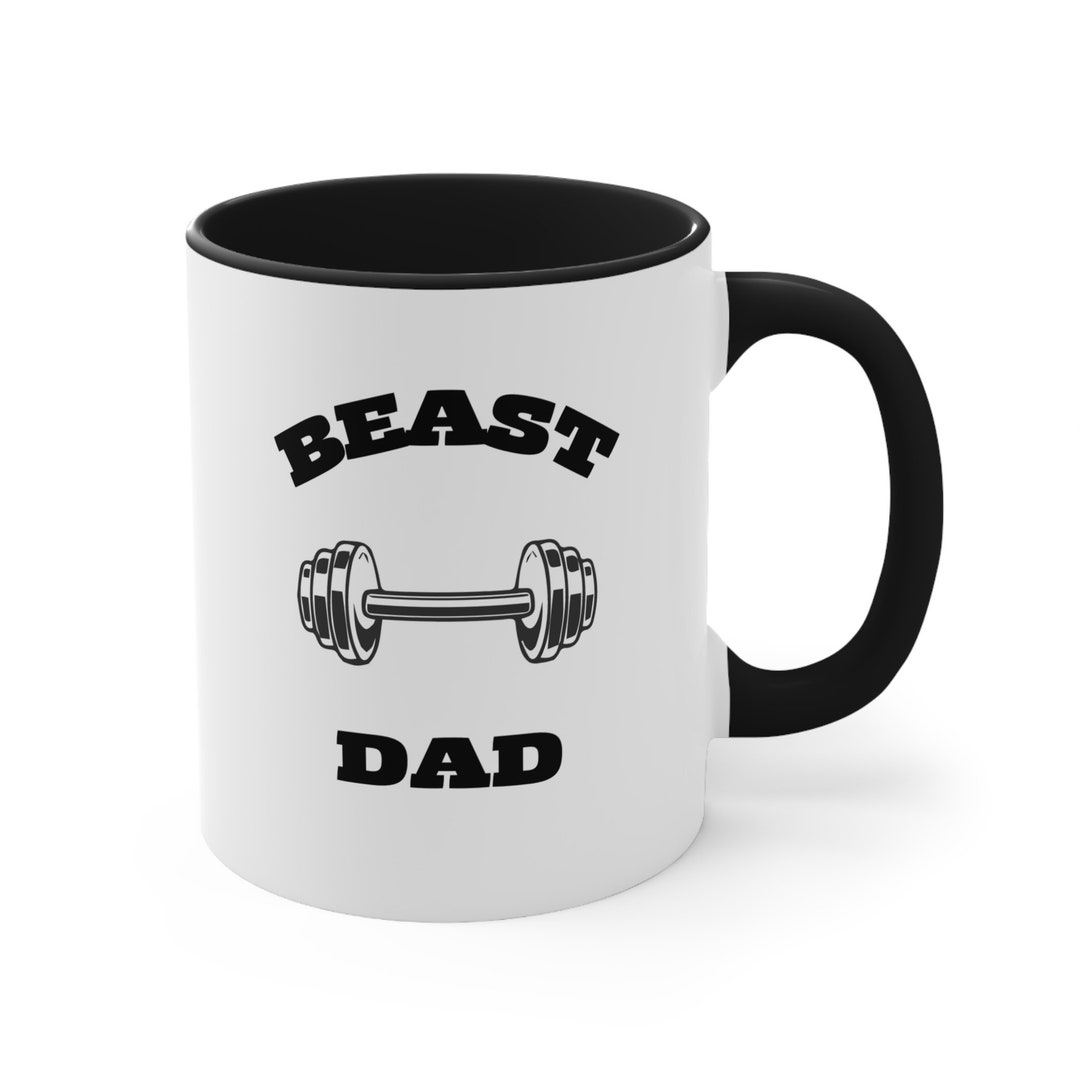 Beast Dad, Beast Dad Mug, Gift for Lifting Dad, Lifting Mug for Dad ...
