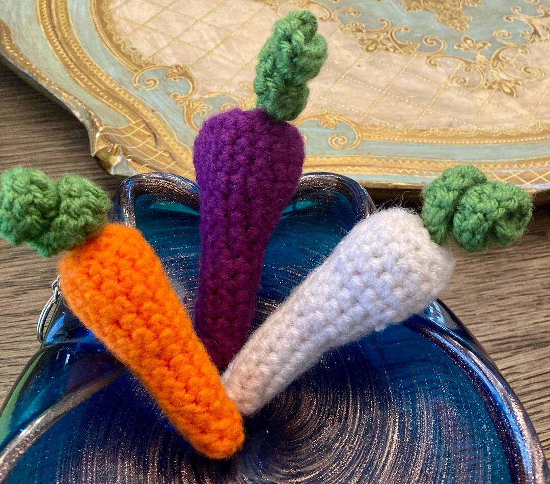 Carrot Keychain Spring Keychain Plush Keychain - Etsy