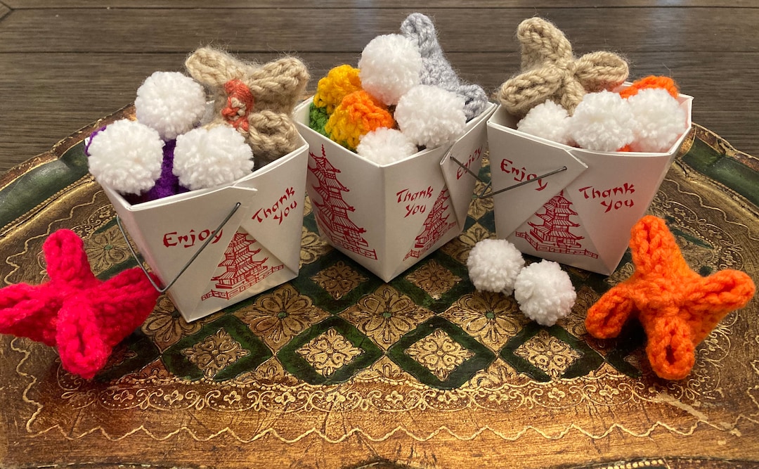 Catnip Infused Wonton and Rice Ball Cat Toy Set (6 Toys) - Etsy