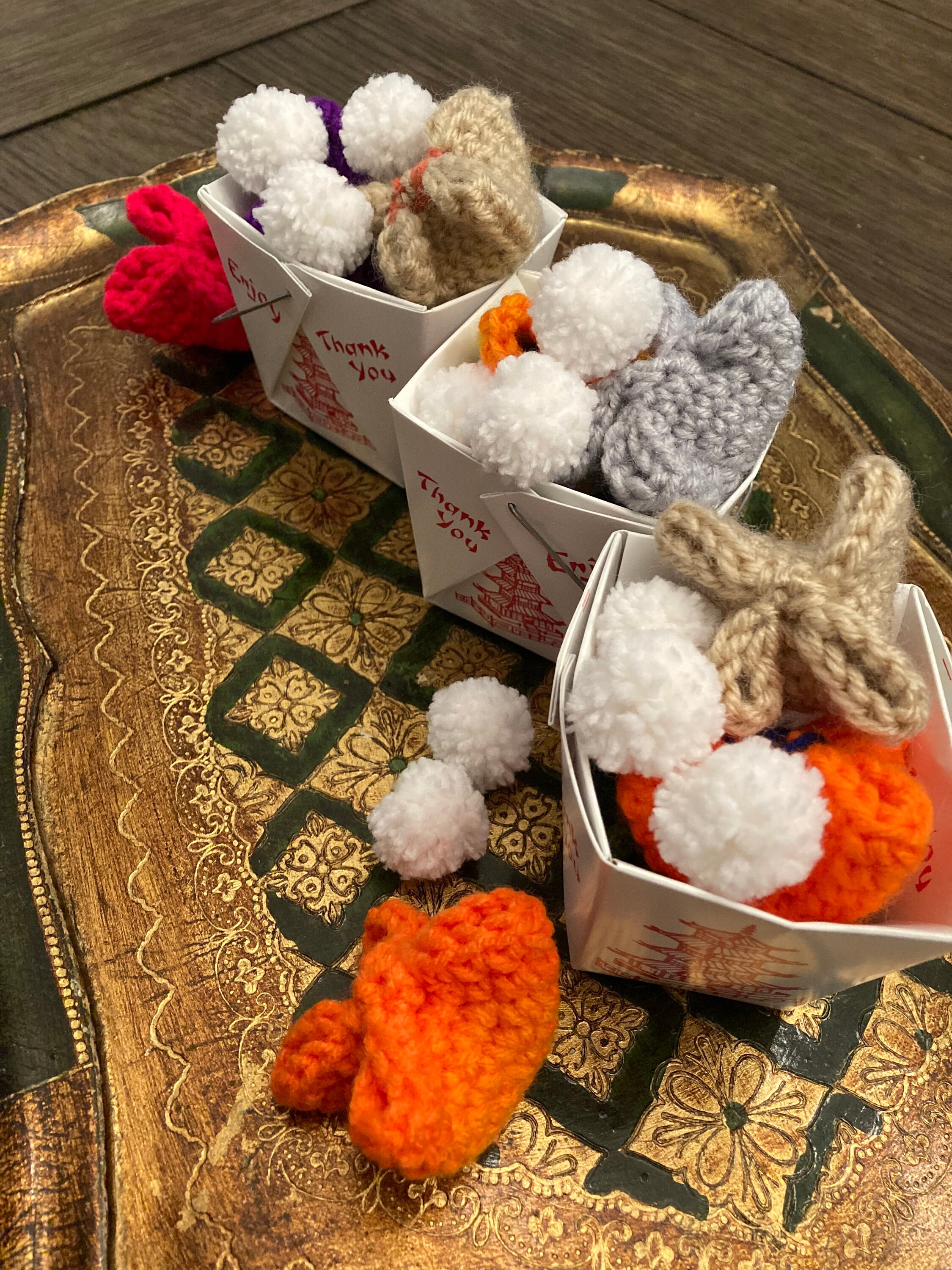 Catnip Infused Wonton and Rice Ball Cat Toy Set 6 Toys - Etsy