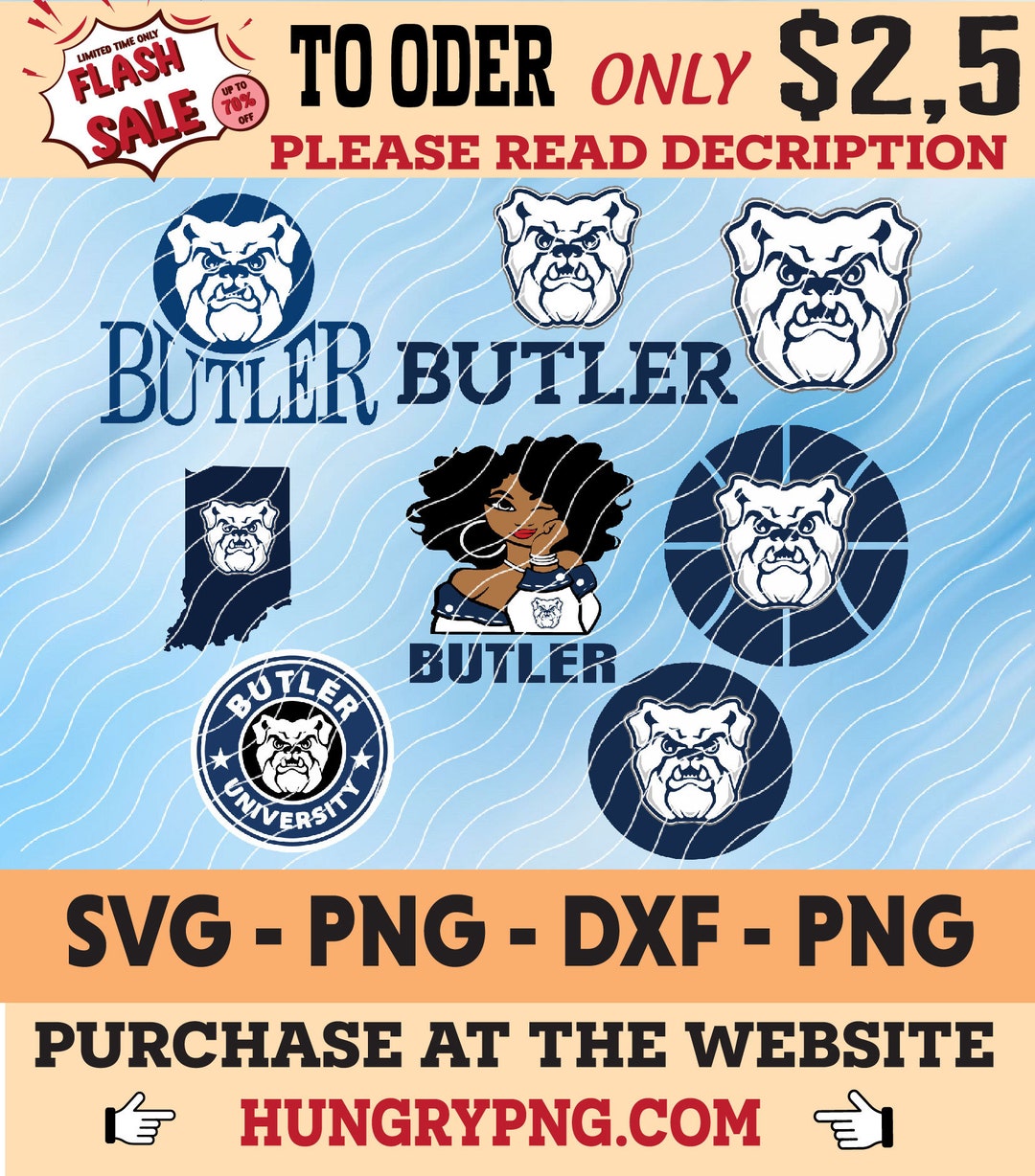 Butler-bulldogs Svg Butler-bulldogs-logo College Sports Team - Etsy