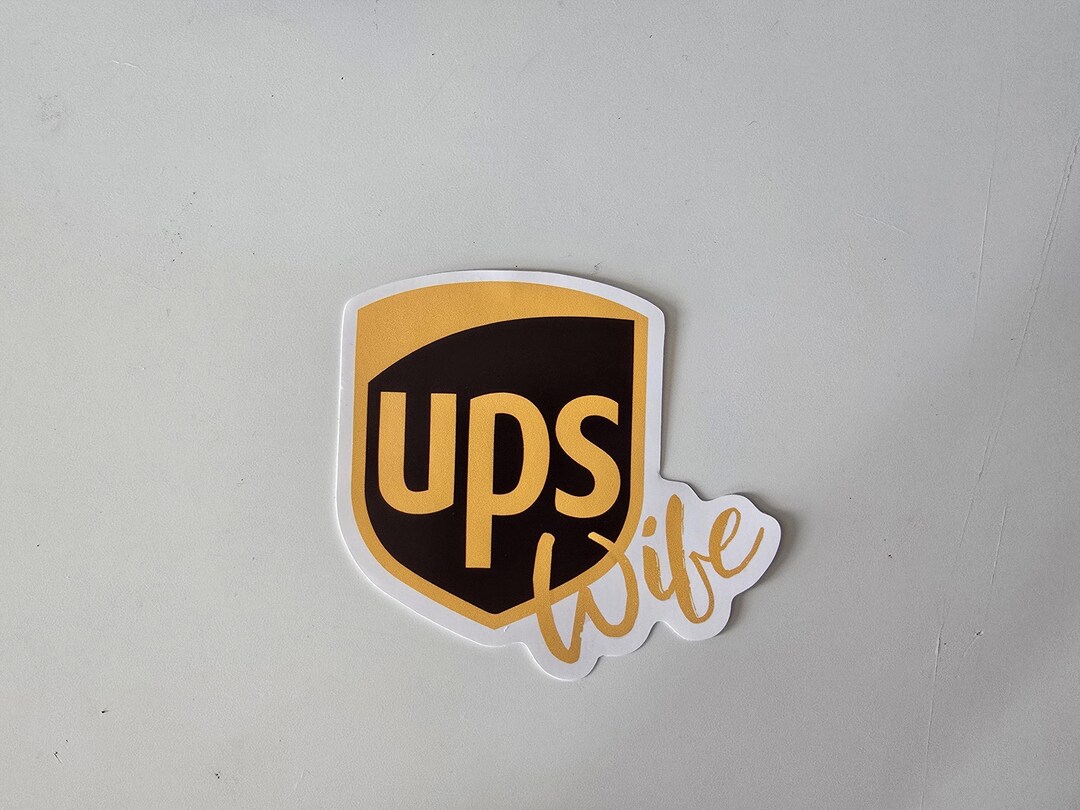 UPS Wife Sticker - Etsy