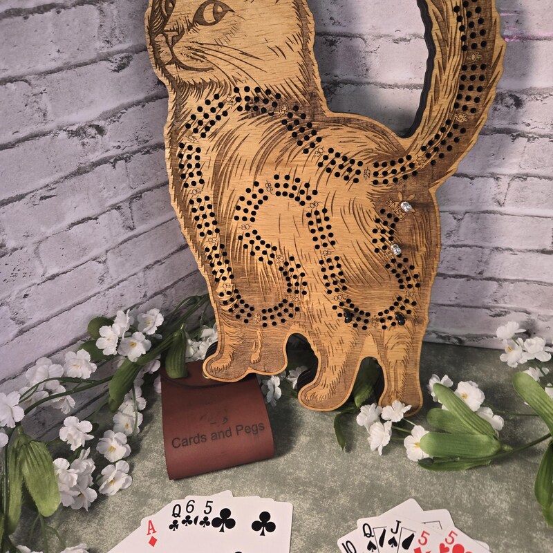 Cribbage Board Template - Etsy