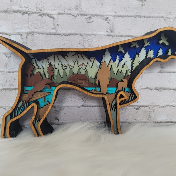 Hunting Dog Painting - Etsy