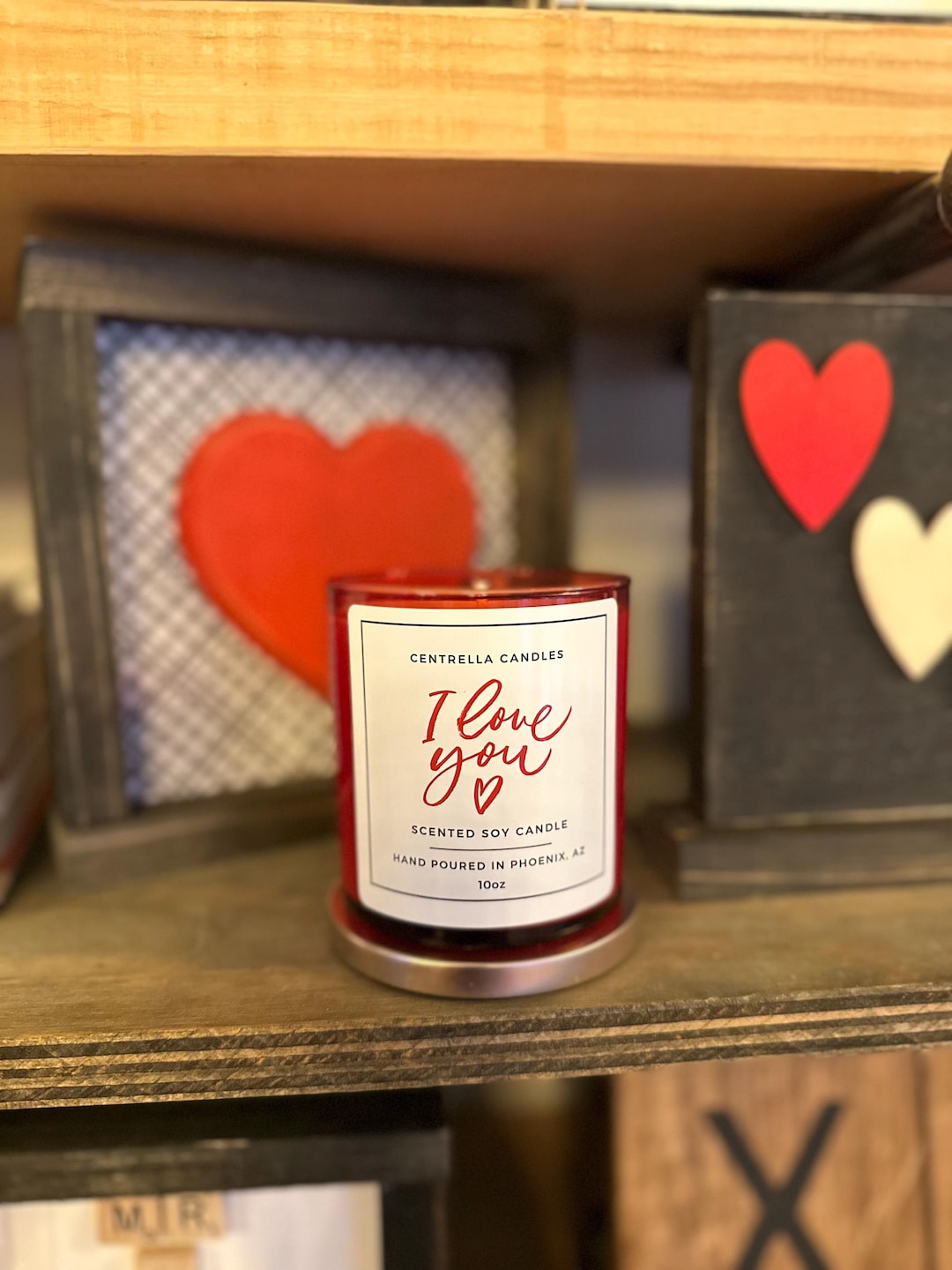 I Love You Candle - Etsy