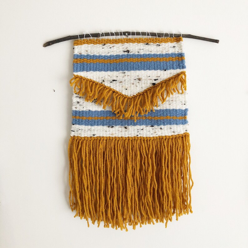 SOLD- Colors of the Sky Weaving - Etsy